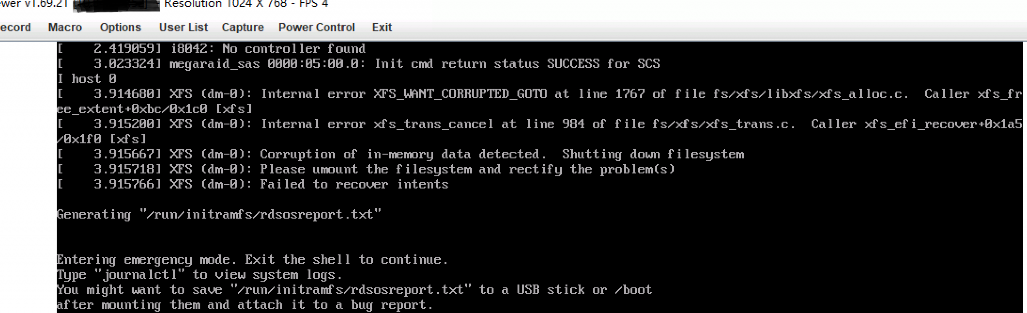 Xfs 意外断电 重启修复 Xfs Repair Kwx Blog